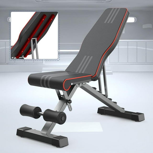 Weight Bench, Adjustable Strength Training Bench for Full Body Workout ...