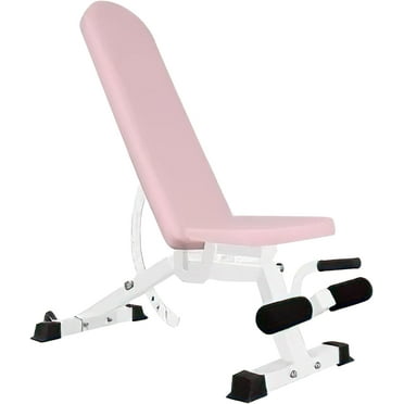 Valor Fitness Heavy Duty Adjustable Weight Bench with Nylon Wheels – 7 ...