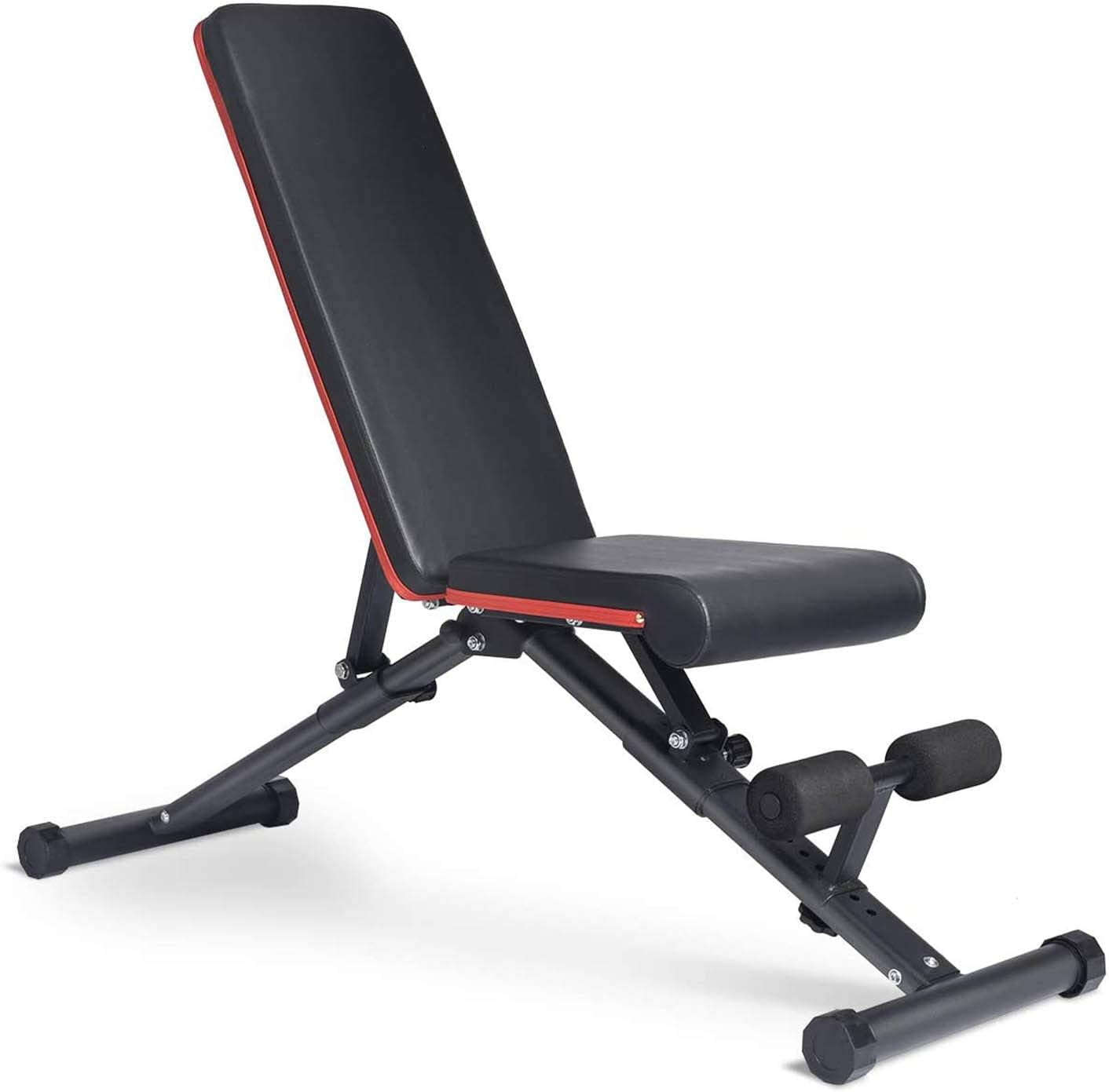 Weight Bench, Foldable Workout Bench with 9 Adjustable Position, Bench ...