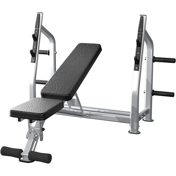 Weight Bench Press Station - Olympic Powerlifting Equipment - 700lbs ...