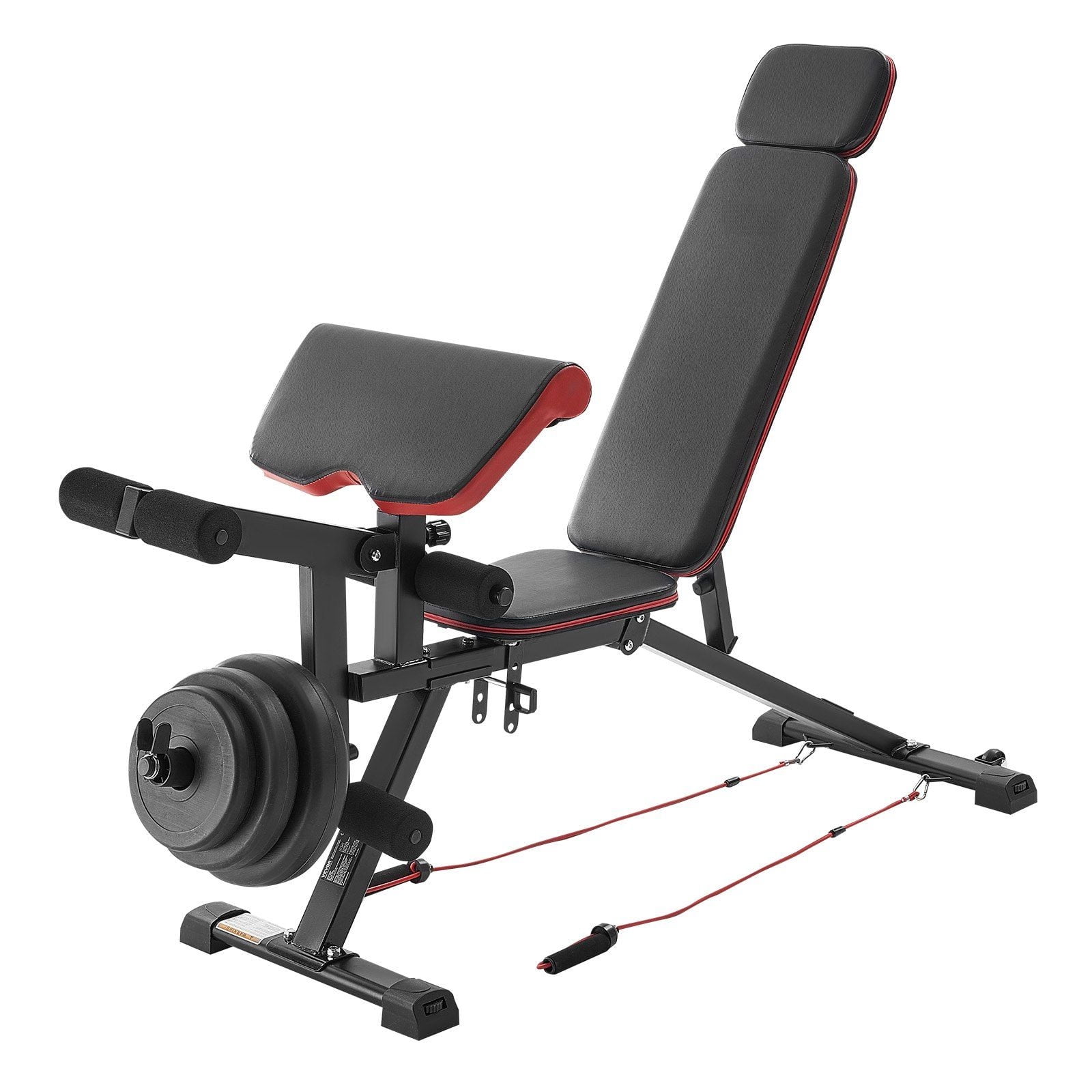 Home Gym Essentials: Adjustable Sit Up Bench & Weight Bench for Full ...