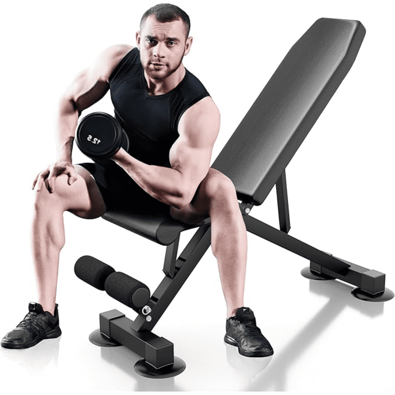 Weight Bench Workout Bench for Incline Decline Exercise 500LBS Weight ...