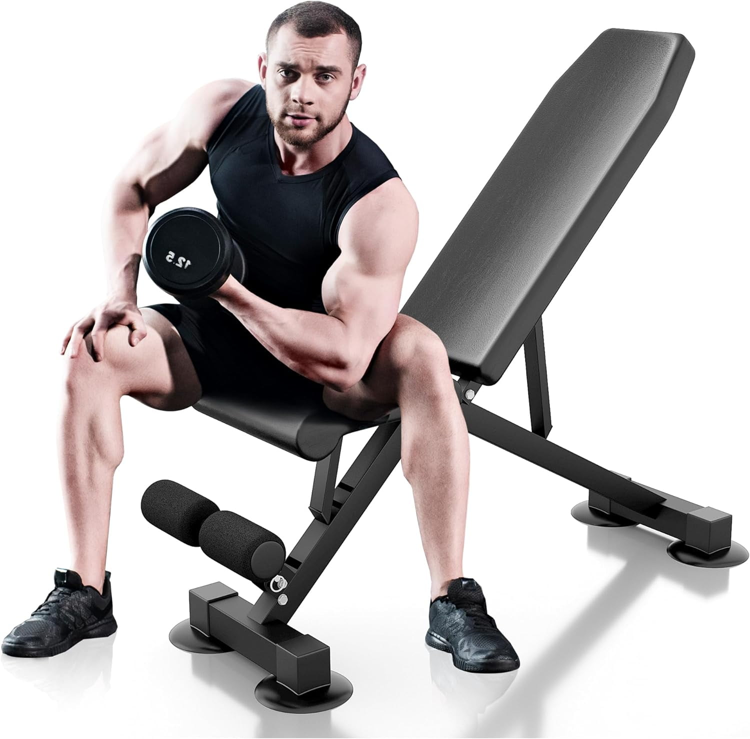 Weight Bench Workout Bench for Incline Decline Exercise 500LBS Weight ...