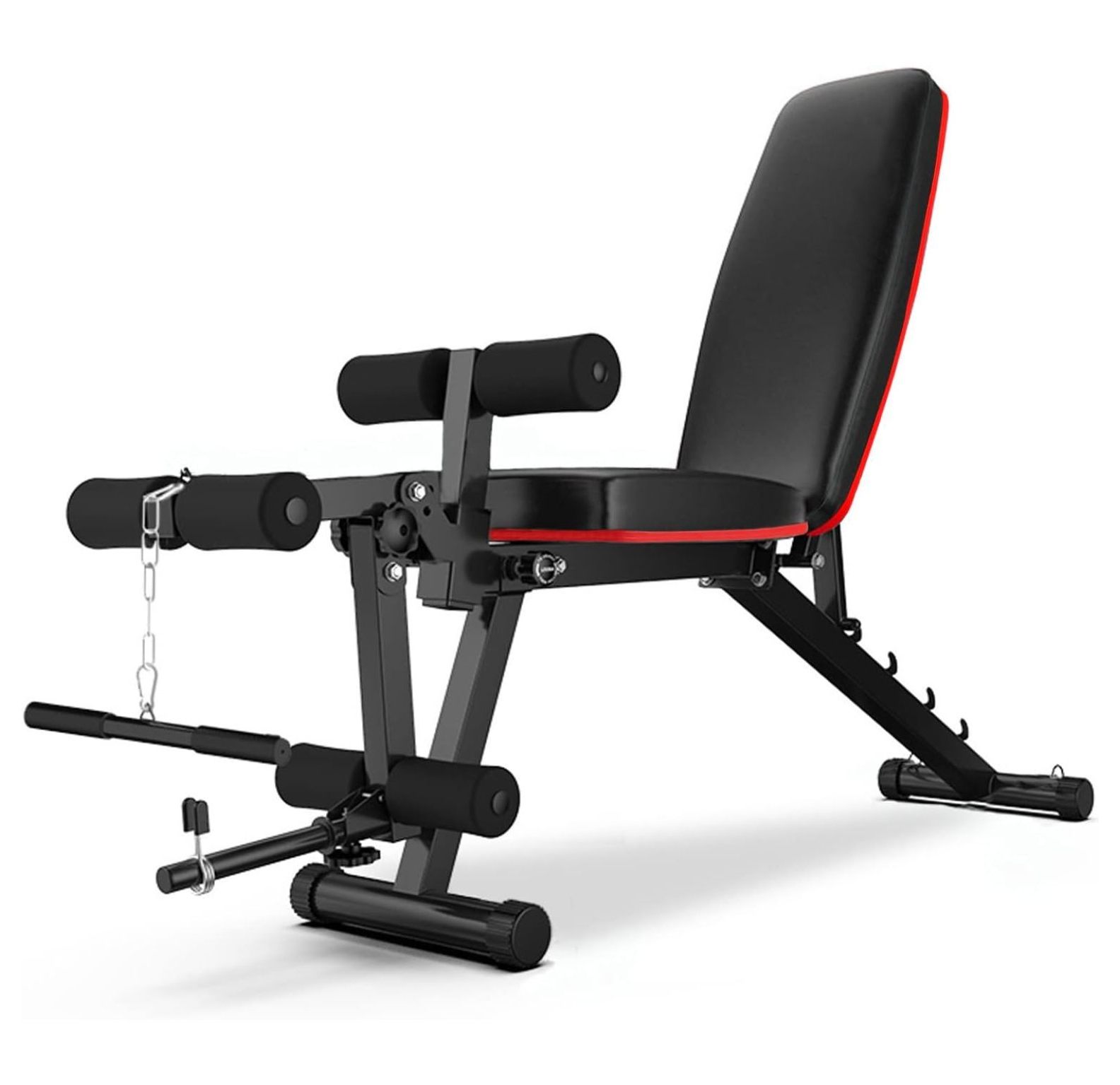 Weight Bench with Leg Extension and , Adjustable Workout Bench Utility ...