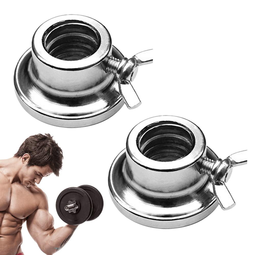 Weight Collars 2X Spinlock Collars Dumbbell Hex Nut Weight Bar Clamps ...