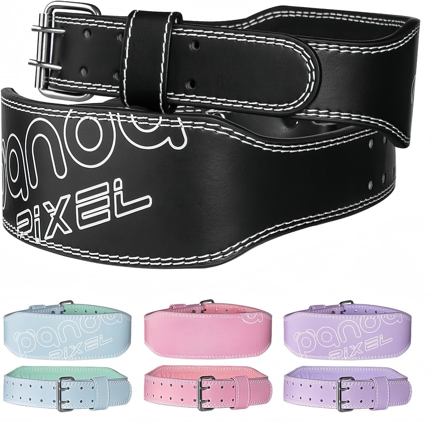 Weight Lifting Belt, Leather Gym Belt for Women, 4 Inches Padded ...