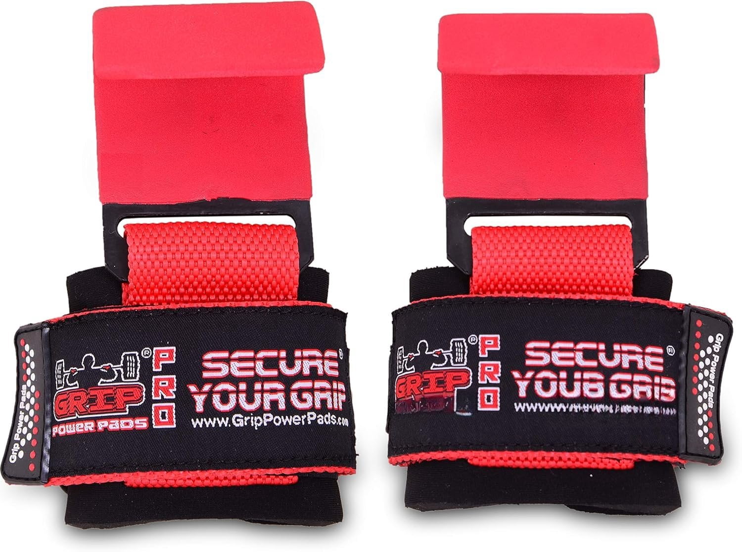 Weight Lifting Hooks & Straps for Pull Ups & Deadlifts - Padded, Heavy ...