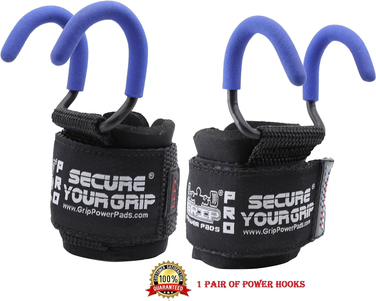 Weight Lifting Rod Hooks Heavy Duty Wrist Wraps Power Weight Lifting ...