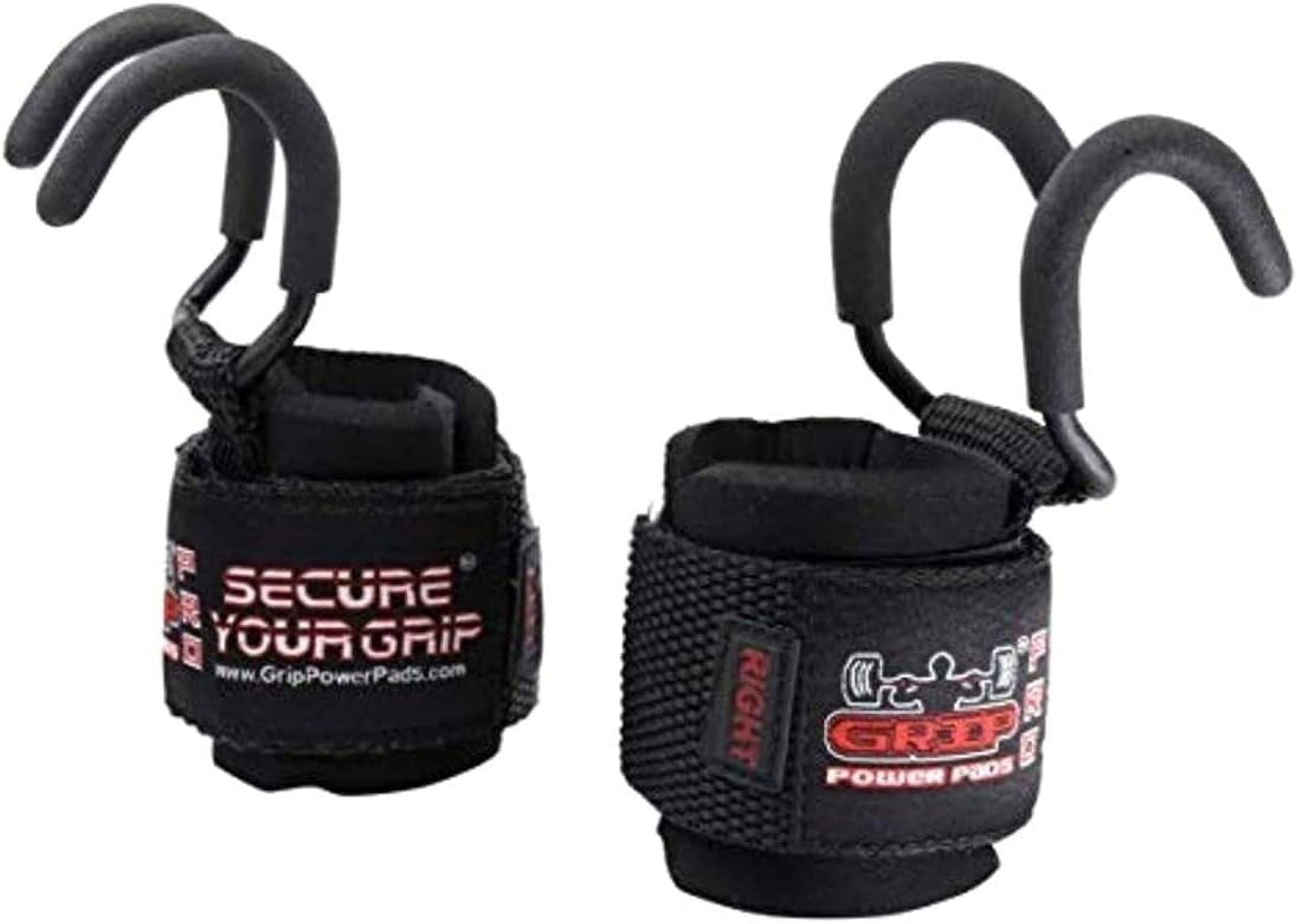Weight Lifting Rod Hooks Heavy Duty Wrist Wraps Power Weight Lifting ...