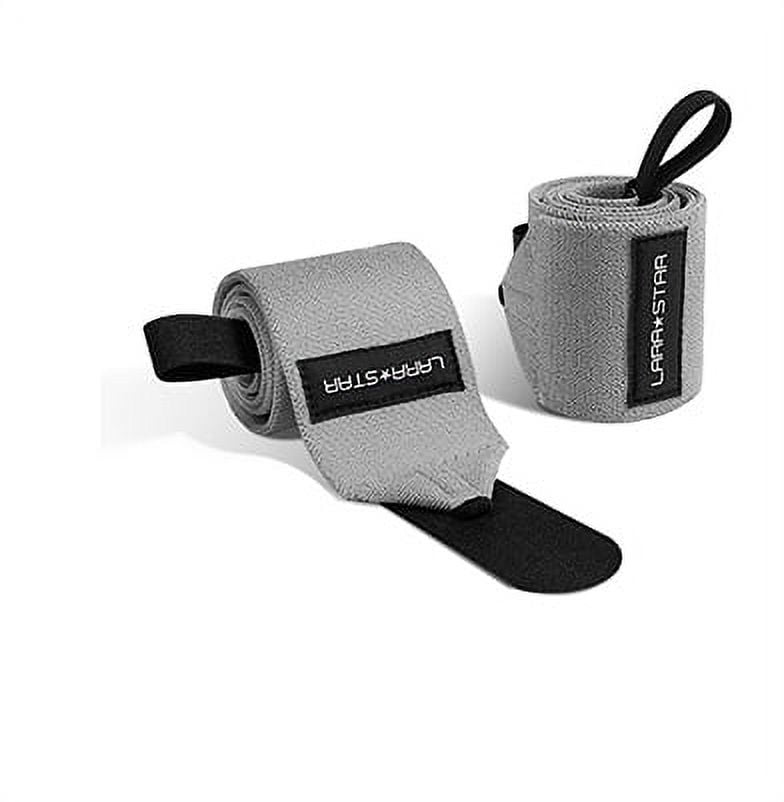 Weight Lifting Wrist Support Wraps with Thumb Loop Gym Elasticated ...