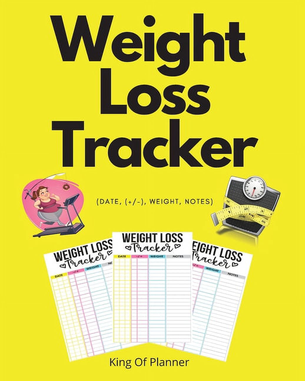 Weight Loss Tracker : (Date, (+/-), Weight, Notes) - Walmart.com