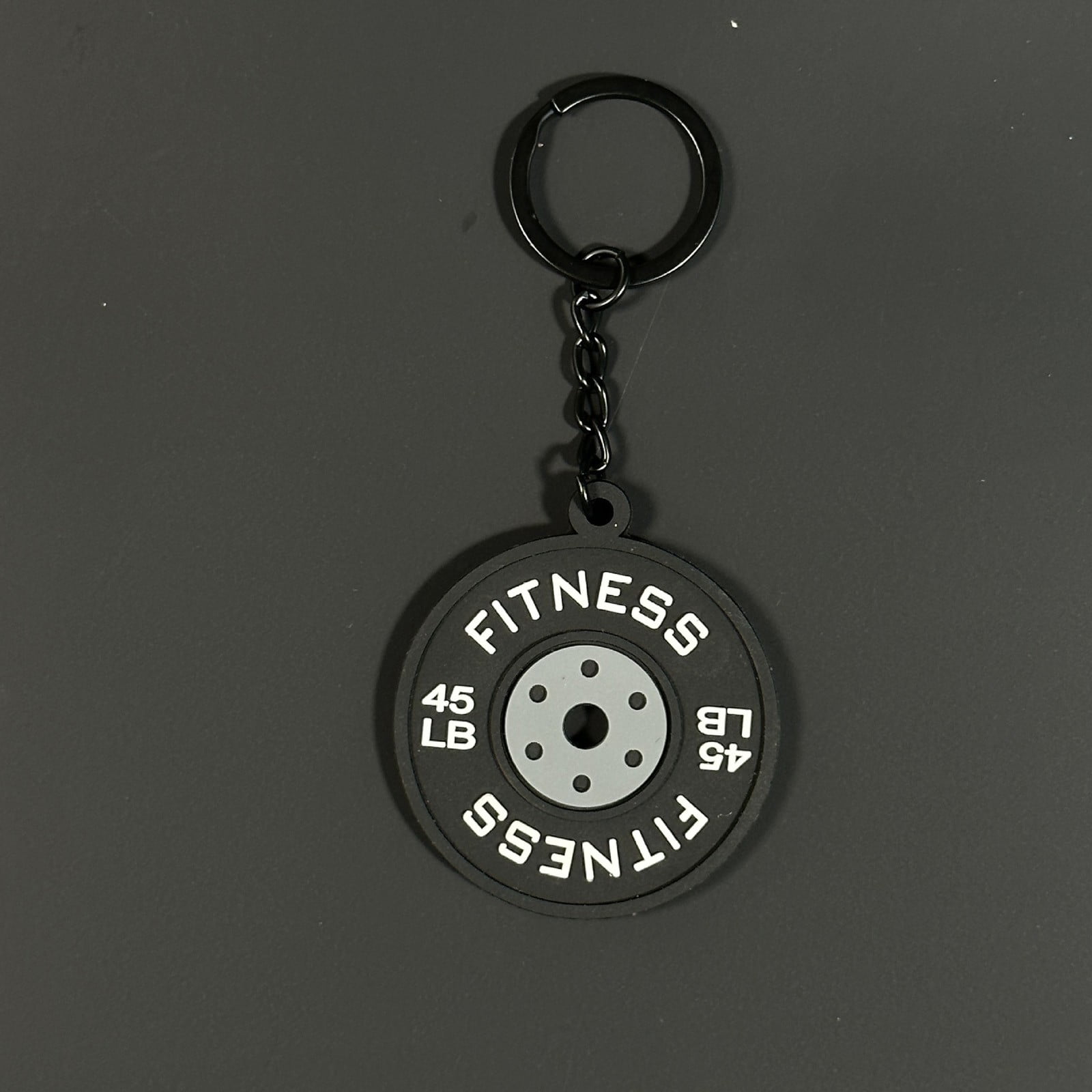 Weight Plate Fitness Cute Keychain Workout Fitness Gift Weightlifting ...