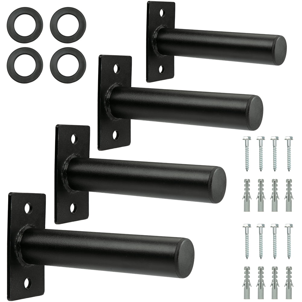 Weight Plate Holder Steel Wall Mounted Weight Plate Rack Storage for 2 ...