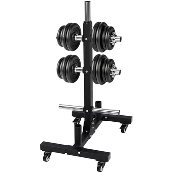 Weight Plate Rack, Commercial Weight Plate Tree Dumbbell Rack, Barbell ...