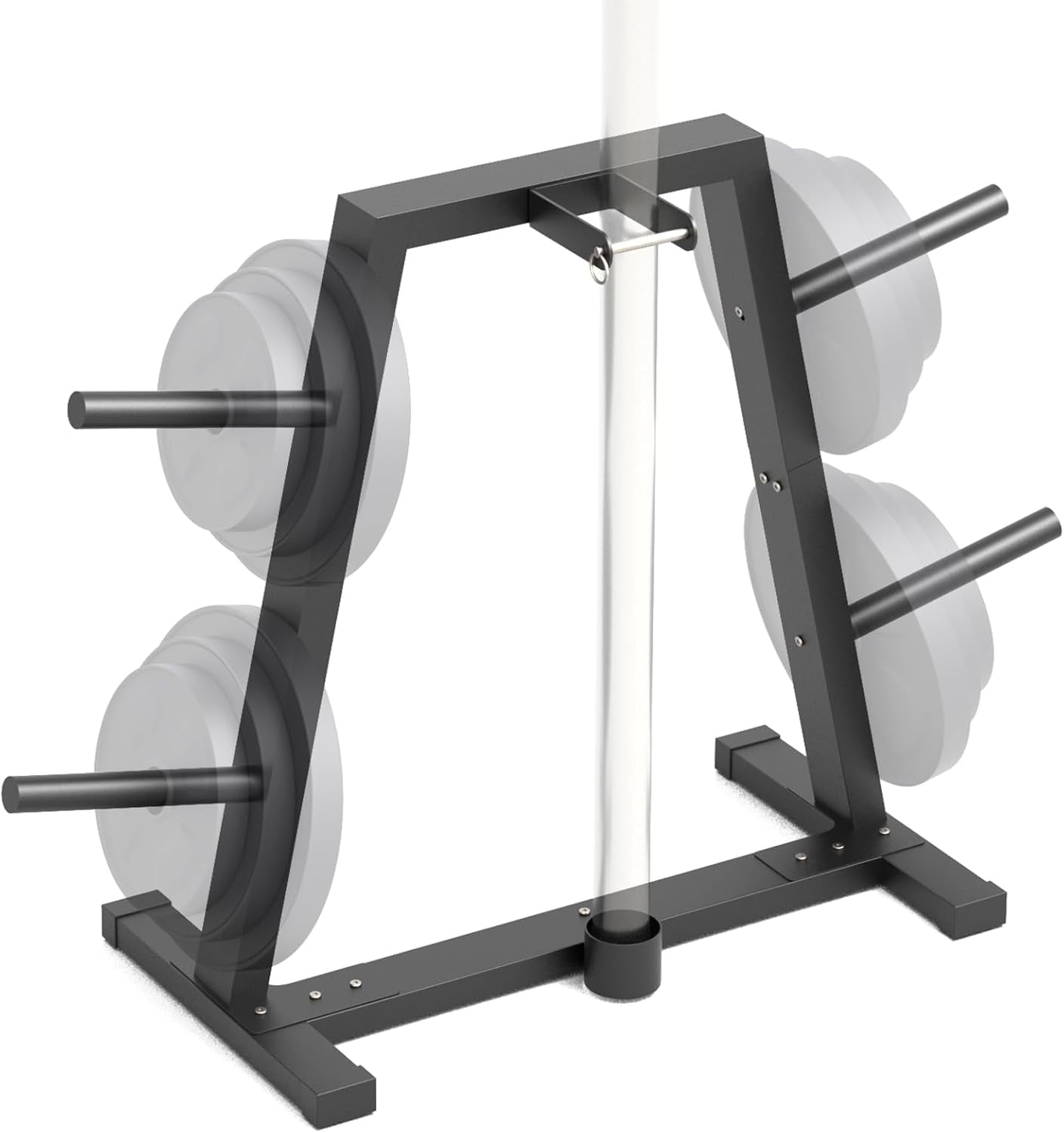 Weight Plate Rack Olympic Plate Rack Weight Storage Rack for 1-Inch ...