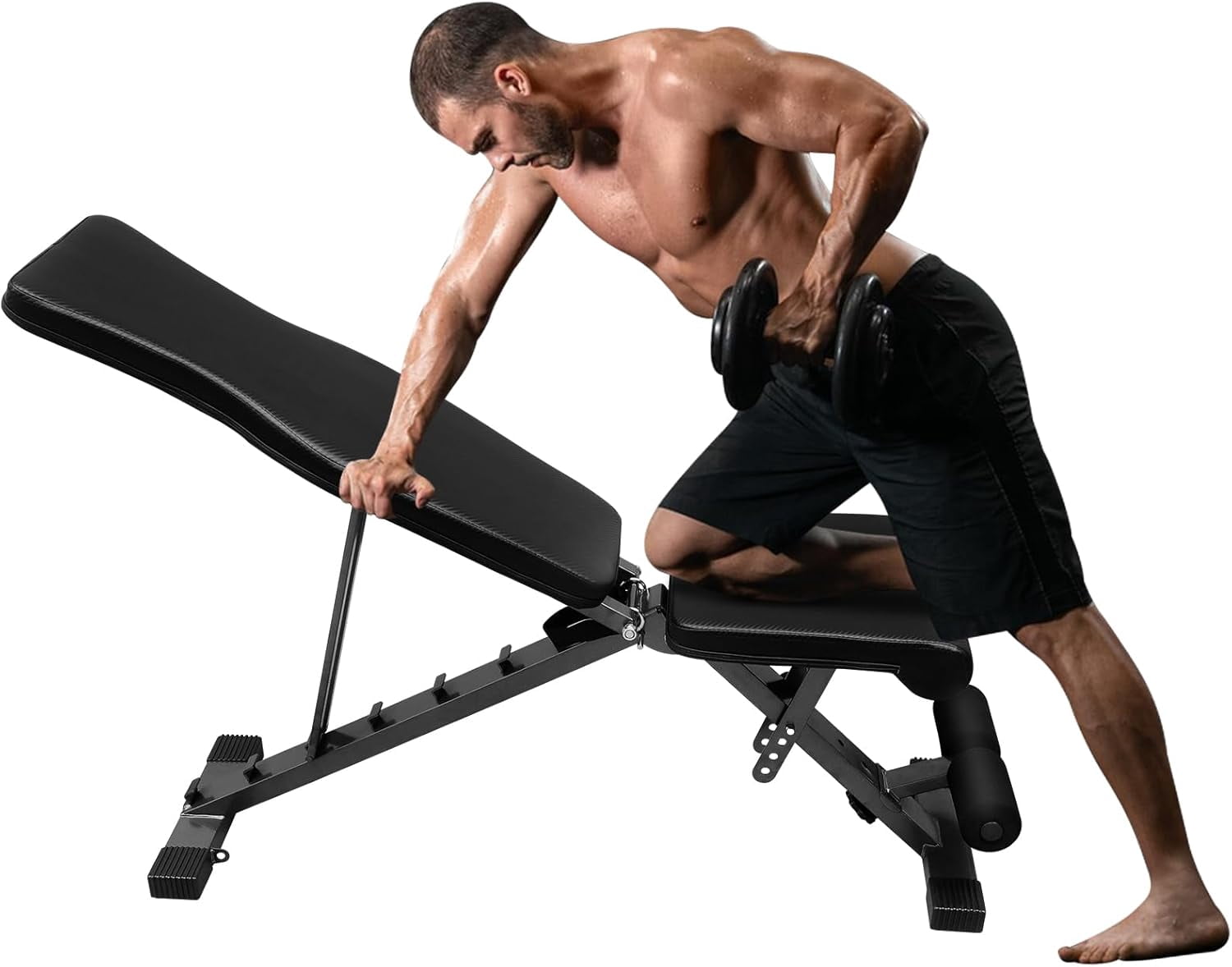 Weight Press, Adjustable Workout Benches for Dumbbell Exercise, 600LBS ...