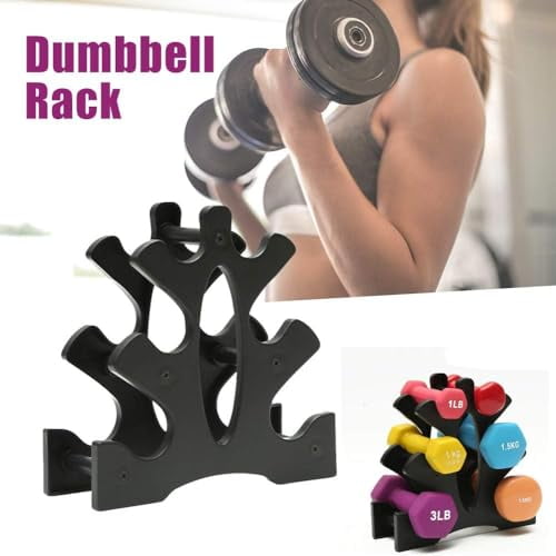 Weight Rack for Dumbbells, 3 Tier Dumbbell Rack,Small Weight Rack ...