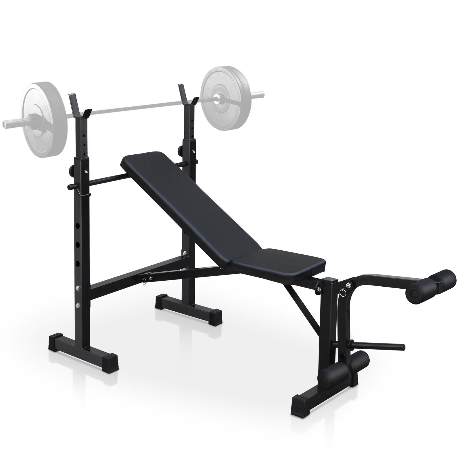 Weight Rack Olympic Weight Bench, Bench Press Set with Squat Rack and ...