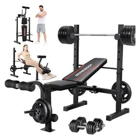 JXFITNESS Adjustable Weight Bench, Foldable Exercise Training Equipment ...