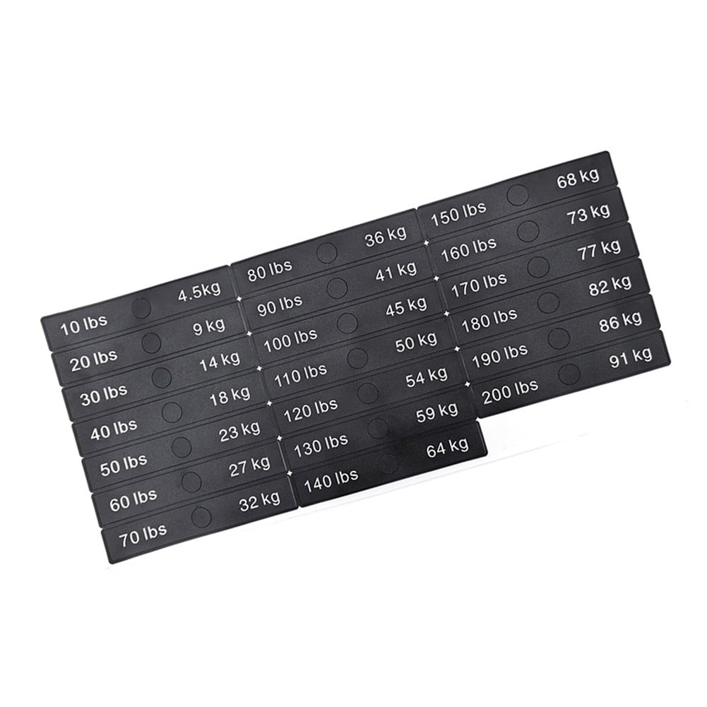 Weight Stickers for Fitness Equipment 10LB-340LB Number Labels Gym ...