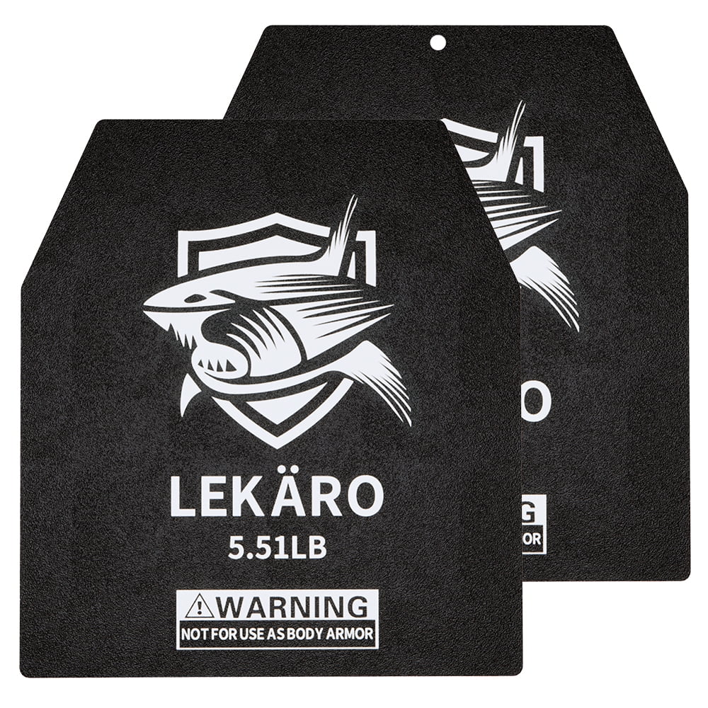 LEKARO Powder Coated Steel Plate 5.51lb Black Unisex - Walmart.com