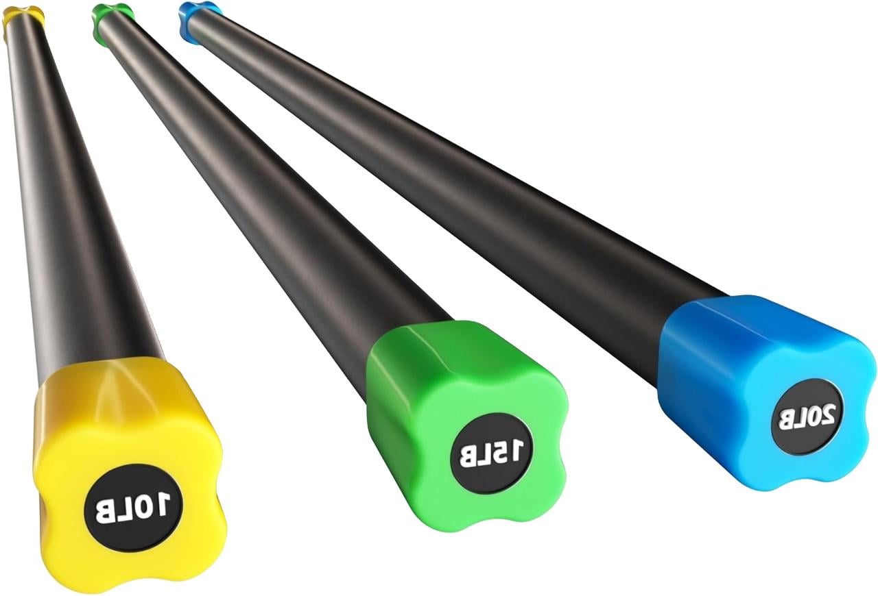 Weighted Bar for Full Body Workout, Multiple Sizes - Walmart.com