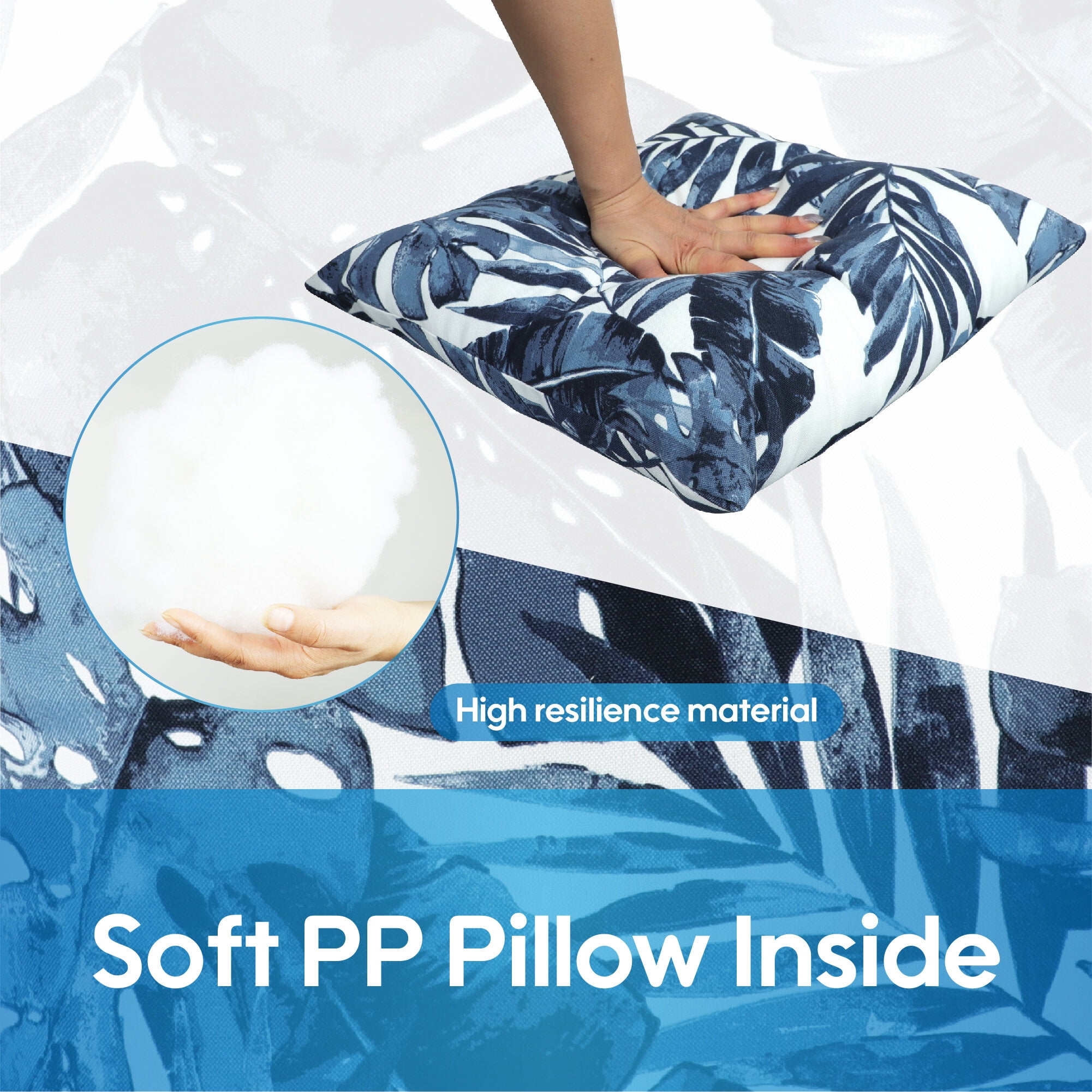 Weighted Blanket 2 Pack Outdoor Throw Pillows, Waterproof & Fade ...