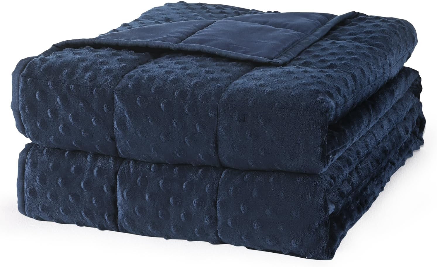 Weighted Blanket for Adults, Minky Heavy Blanket for Woman,Man Sleeping ...