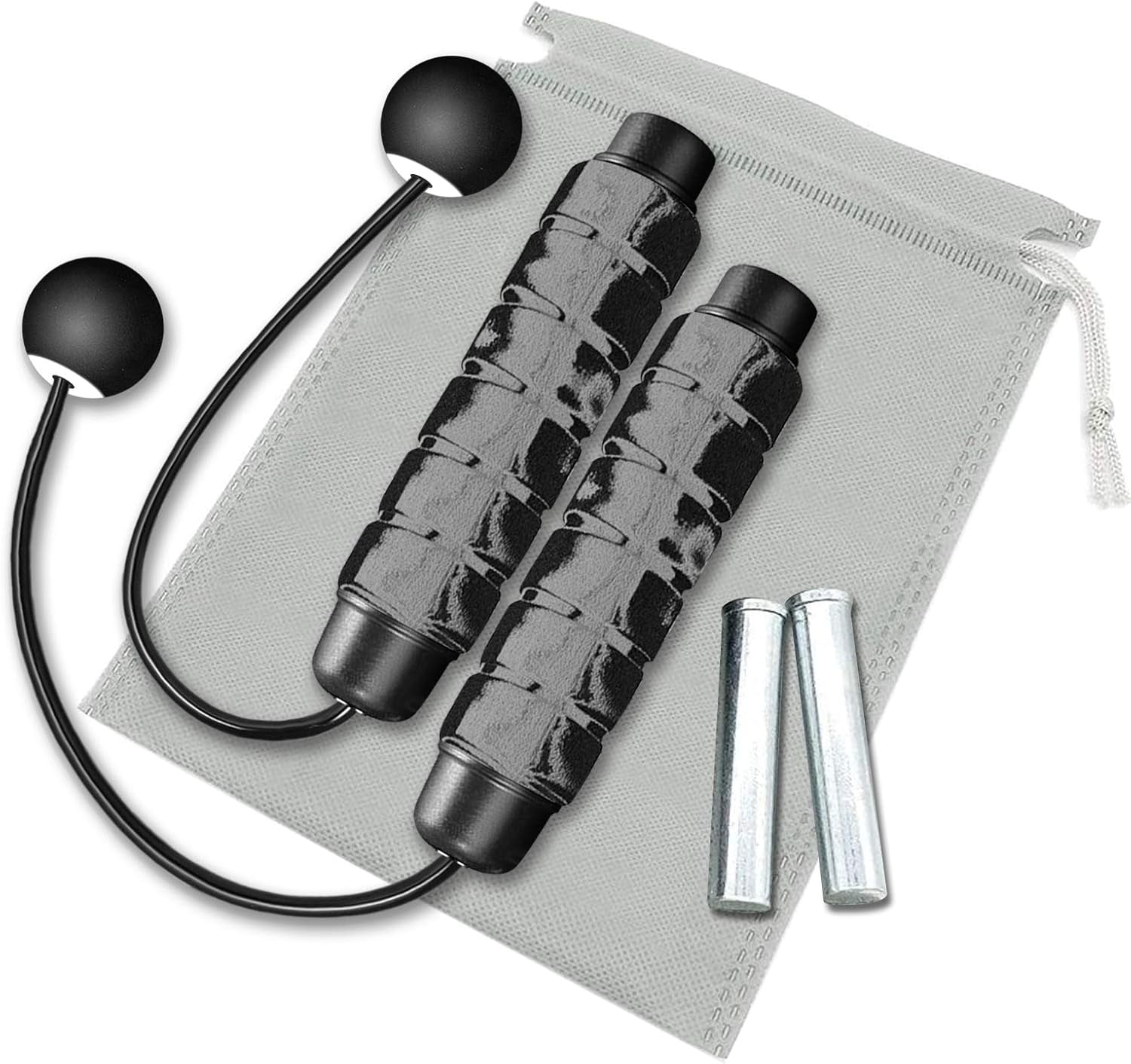 Weighted Cordless Jump Rope for Fitness[Suitable for Different Ages and ...