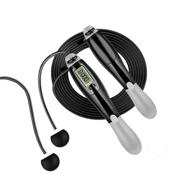 Indoor Speed Jump Rope with Small PVC Handles for Cardio Fitness, Teens ...