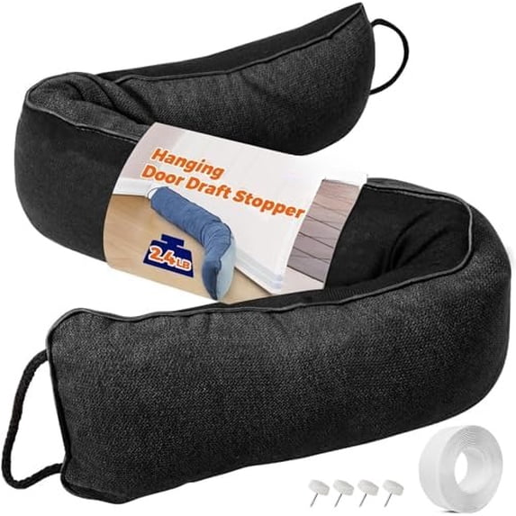 Weighted Door Draft Stopper 32 inch, Heavy Duty Under Door Draft ...