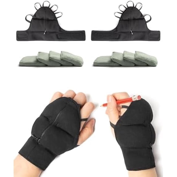 Weighted Gloves for Tremors-Adjustable Hand Gloves Stability Aid for ...