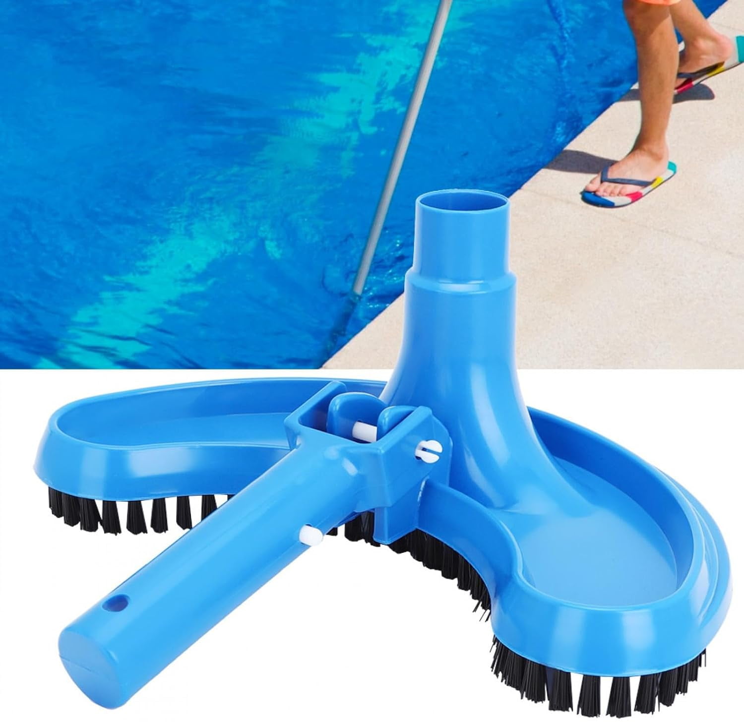 Weighted Half Moon Lightweight Pool Vacuum Head , 1-1/4" or 1-1/2 ...