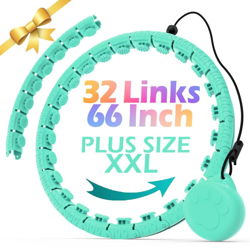 Weighted Hula Circle with 32 Links(66 Inch), Sweet Weight Ball, for ...