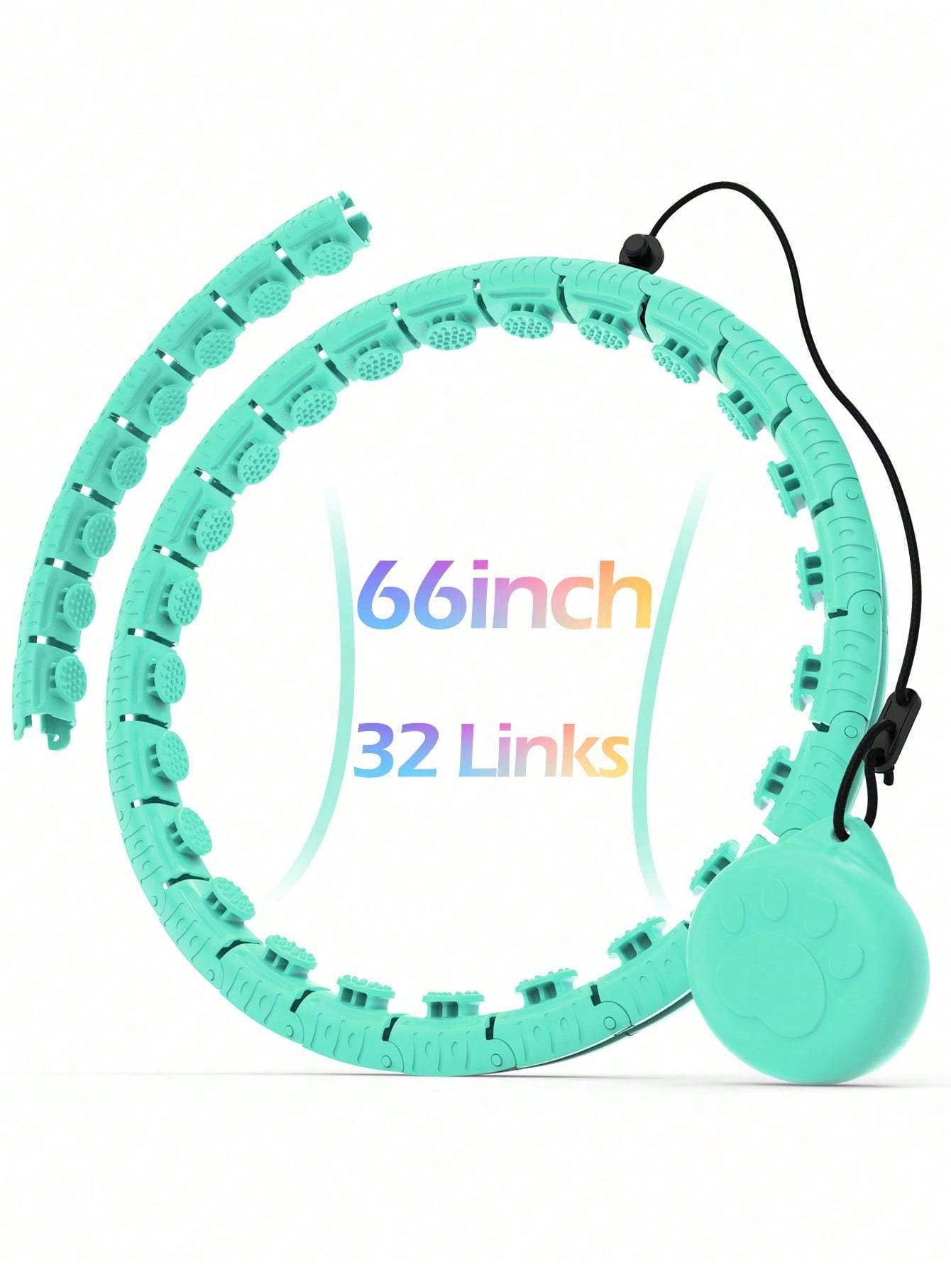 Weighted Hula Circle With 32 Links(66 Inch), Sweet Weight Ball, For ...