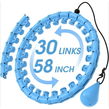 PRCTZ Weighted Hula Hoop, 2.5 lb Exercise Hula Hoops for Adults, 8 ...