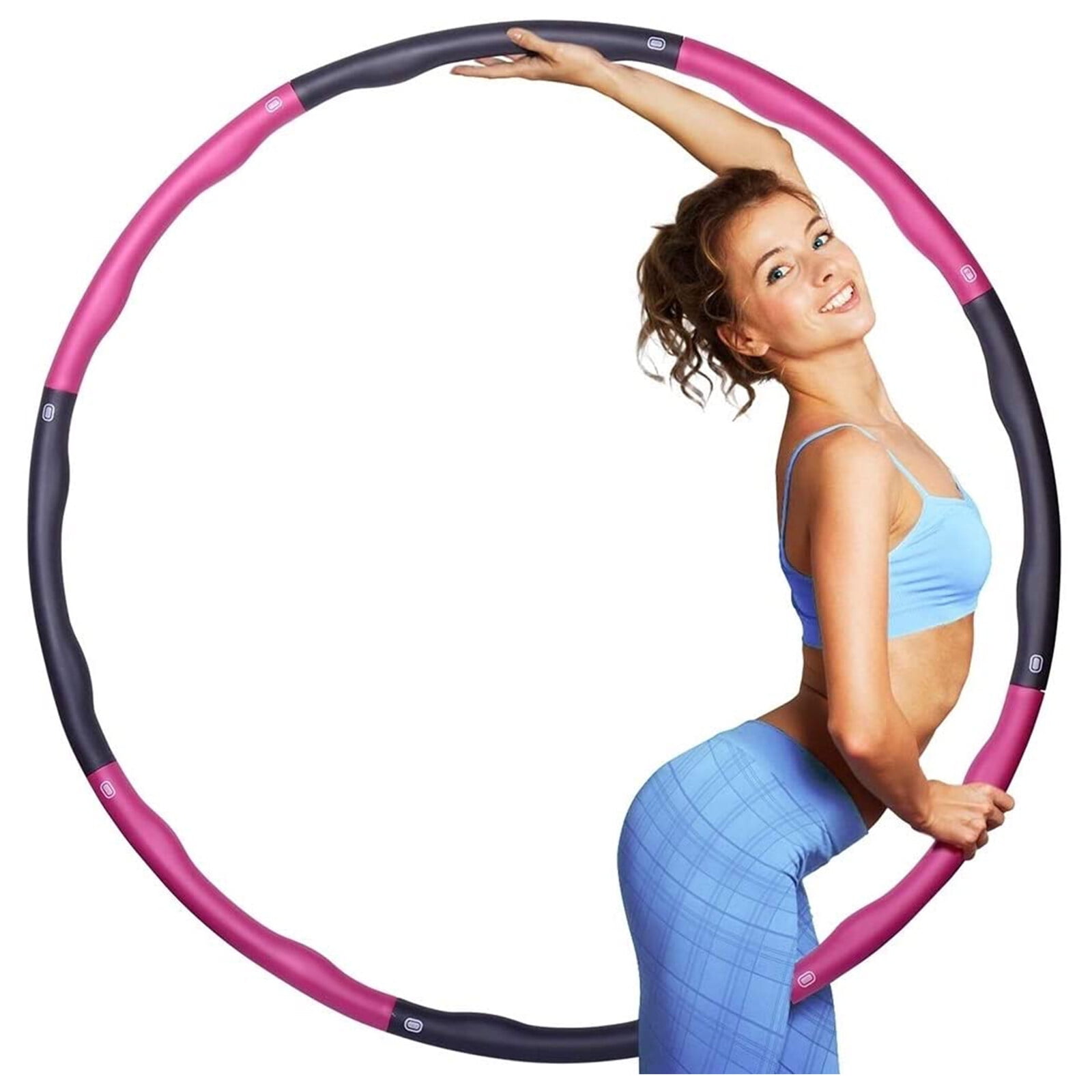 Weighted Hula Ring Hoop for Adults Kids Thickened Upgraded Adjustable ...