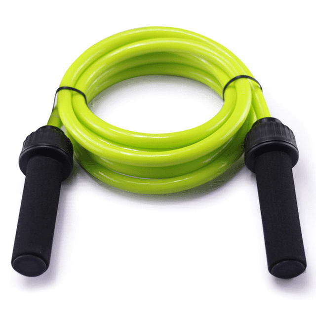 Weighted Jump Rope Adjustable Length Ball Bearing Handles for Cardio ...