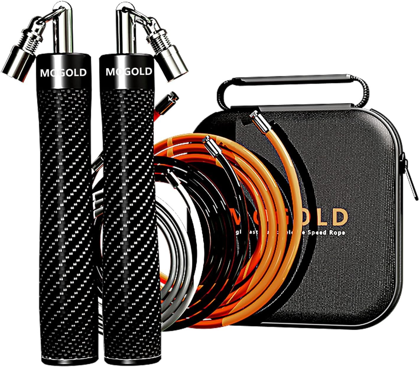 Weighted Jump Rope for Men Women -Interchangeable 1/5lb 1/4lb 1/2lb ...