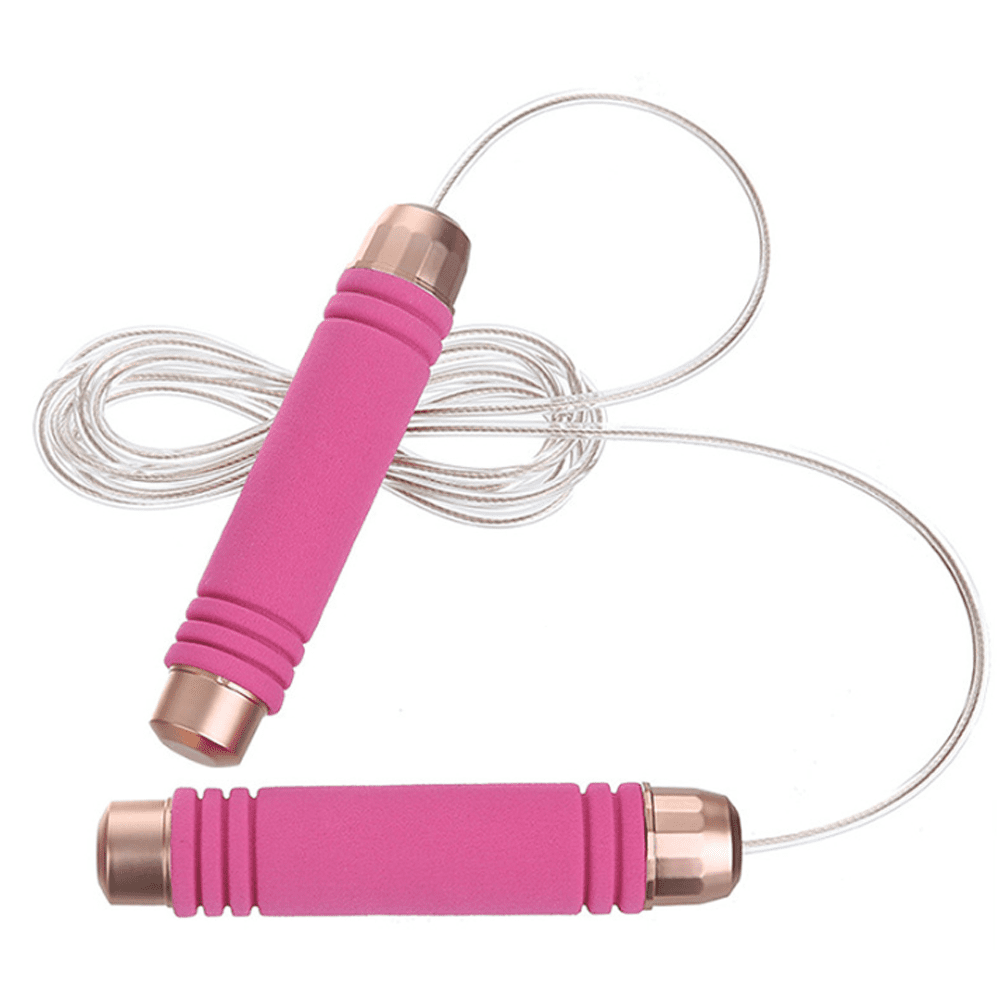 Weighted Jump Rope With Foam Handles - Workout And Fitness - For Toning ...