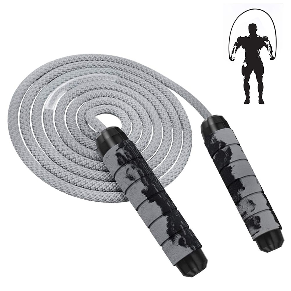 Weighted Jump Rope for Adult Fitness | Long for Cardio Exercise ...