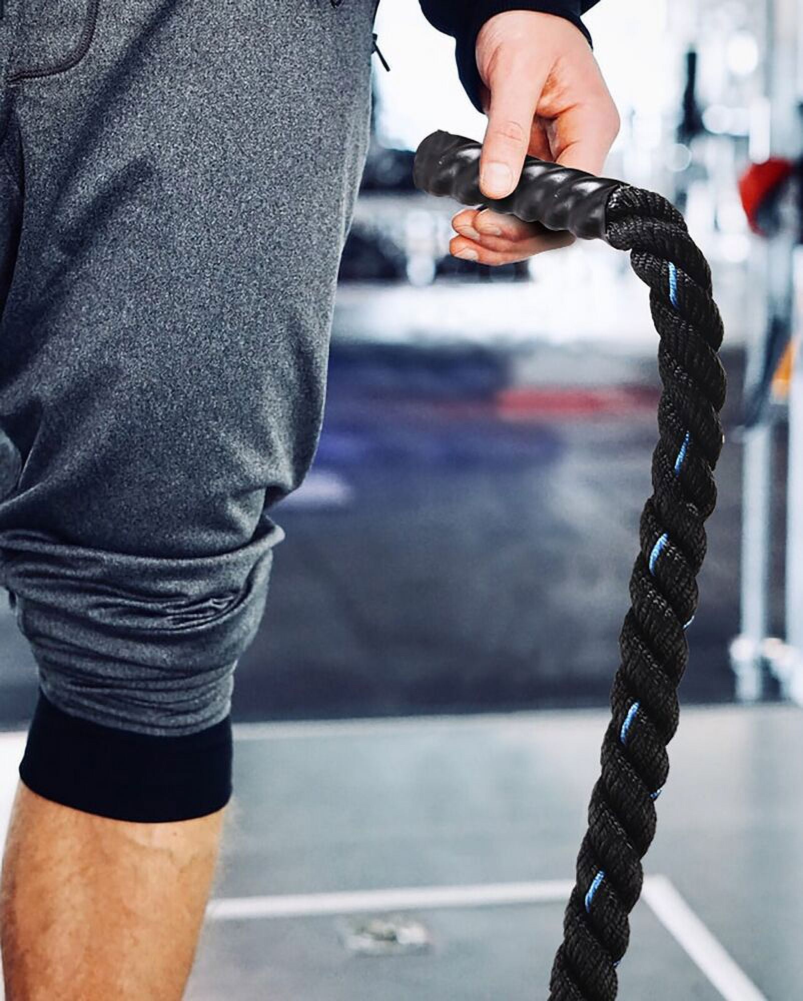 Weighted Jump Rope for Fitness heavy duty 9.2 FT and 9.9 FT (2 sizes ...