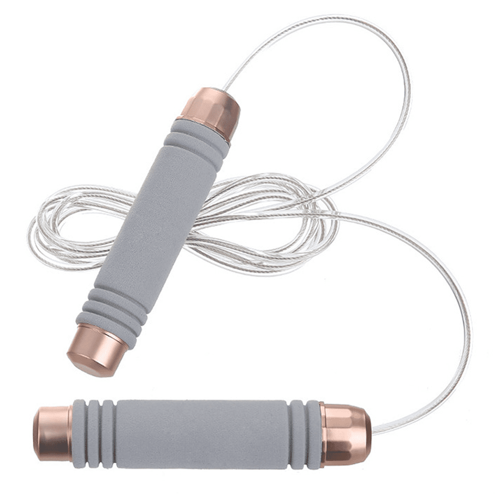 Weighted Jump Rope with Foam Handles - Workout and Fitness - For Toning ...