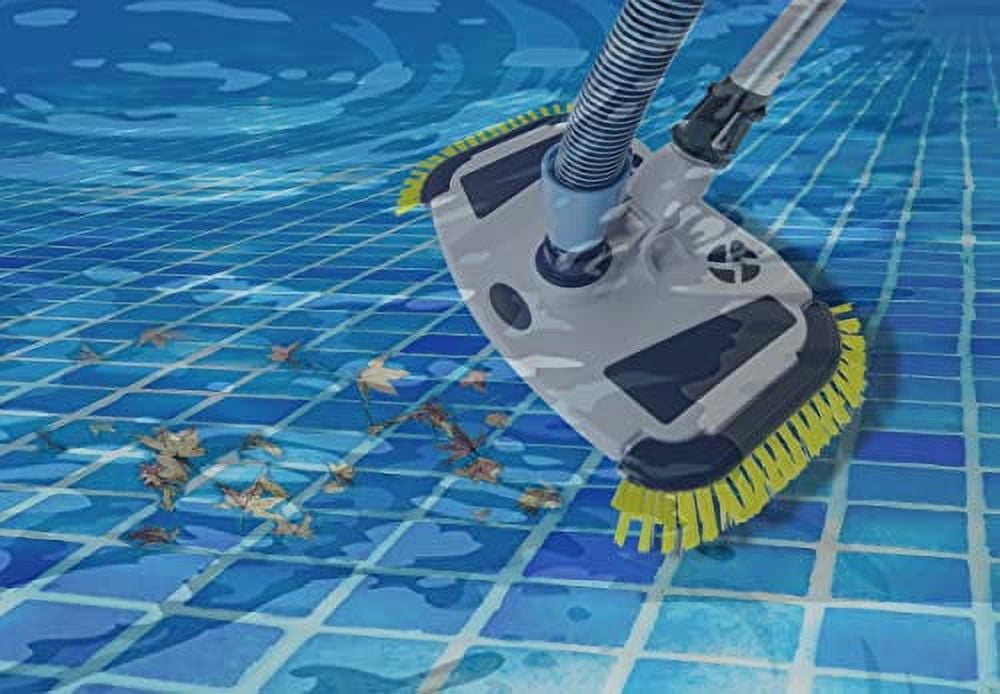 Weighted Pool Vacuum Head with Side Brushes for Cleaning Above Ground ...