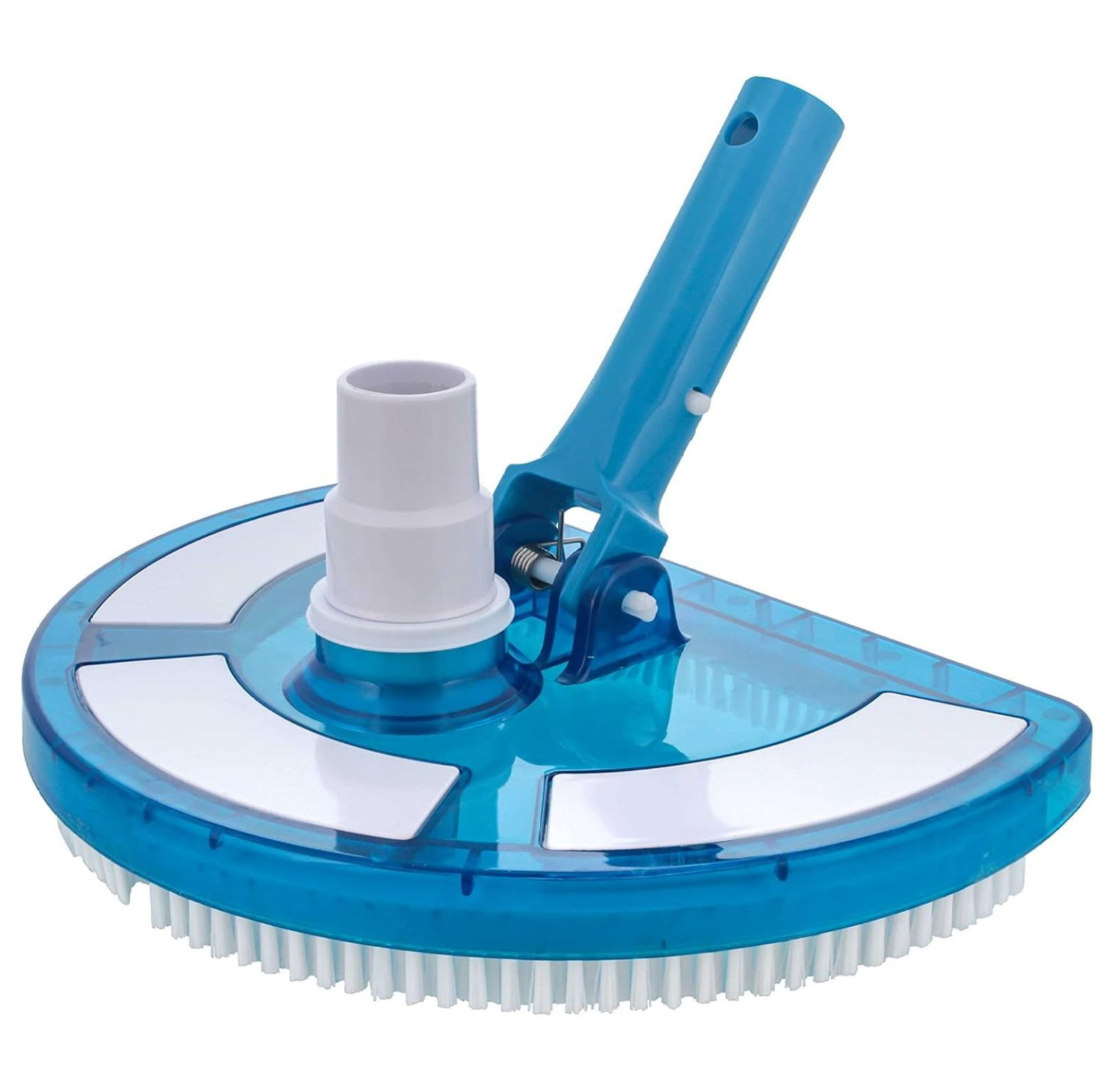 Weighted Pool Vacuum Head, Transparent Curved Half Moon Body - Swivel ...