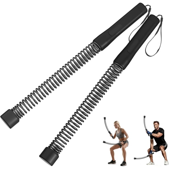 Weighted Ropeless Battle Ropes for Home Gym, 2PCS Portable Cordless ...