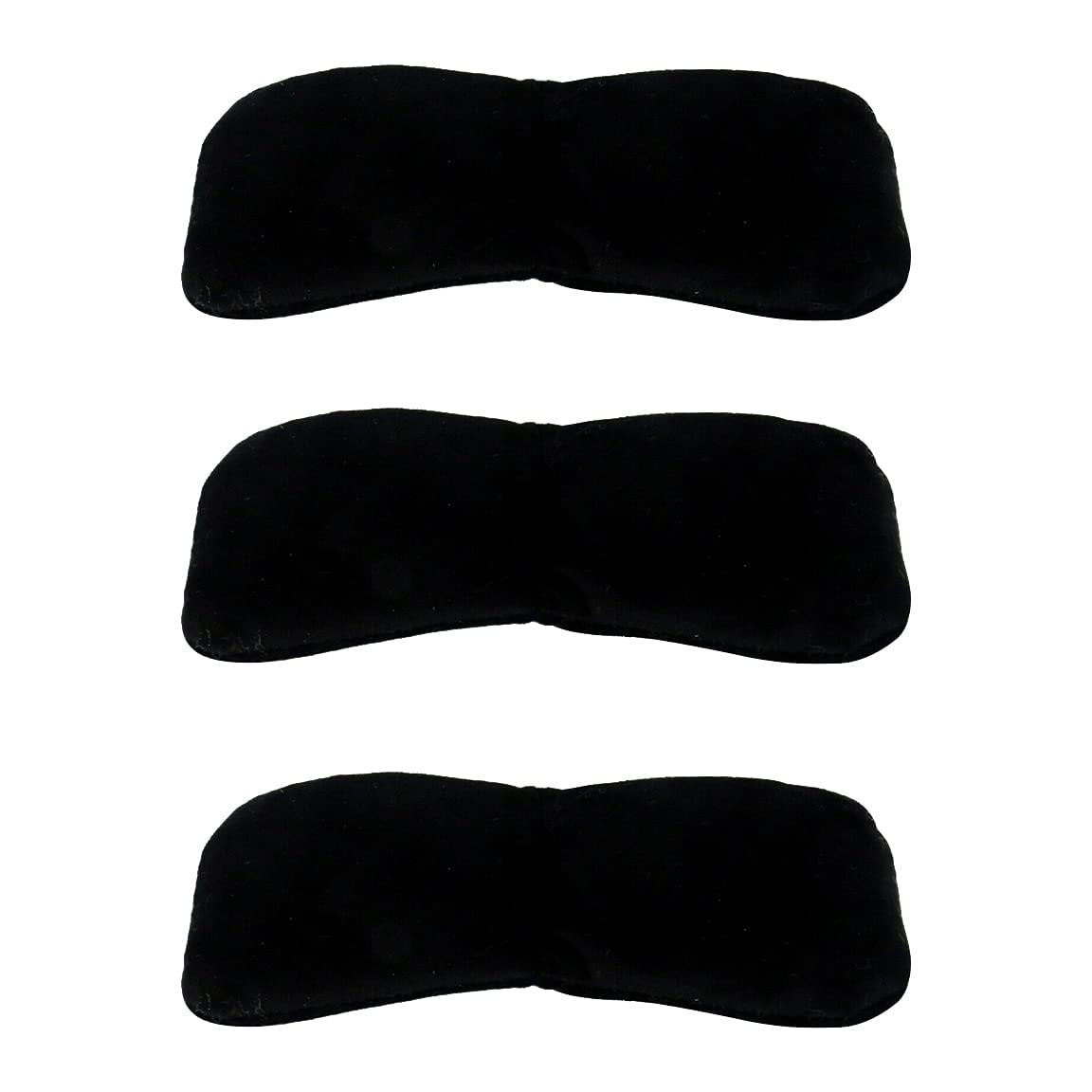 Weighted Sleep Mask - Glass Bead Filler - Sleek Black - Sweda - Optimal ...