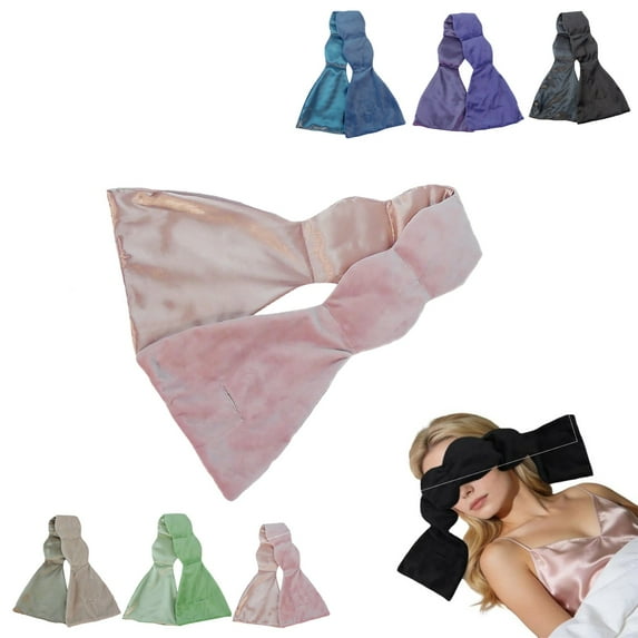 Weighted Sleep Mask for Adults, Mask Gravity Eye Pillow Gentle Pressure ...