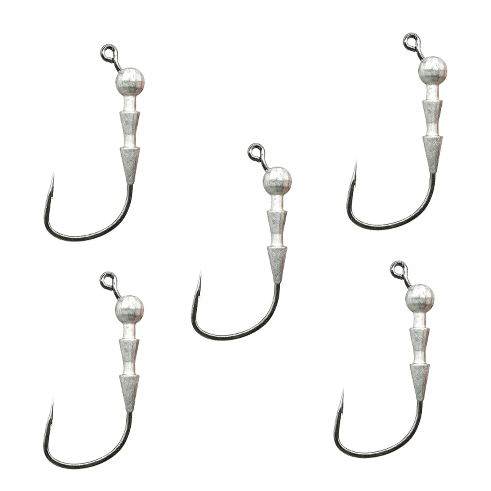 Weighted Snagging Hooks, 5PCS Lead Saltwater Hook, Sturdy Bass Trout ...