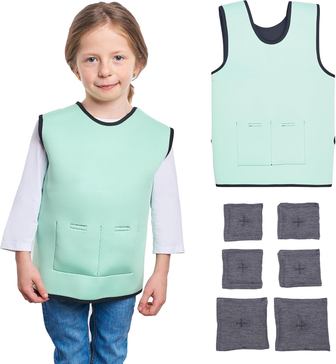 Weighted Vest for Kids | Provide Deep Pressure Comfort | ADHD Tools for ...